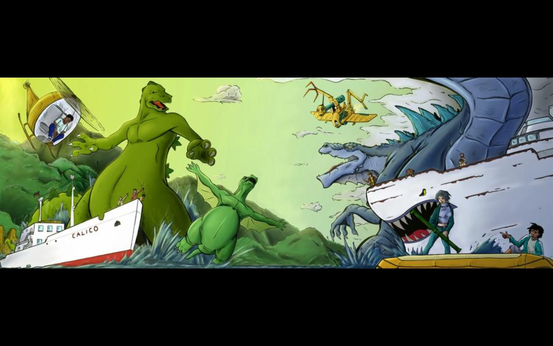 Zilla Junior VS Godzilla Hanna-Barbera | Fandom