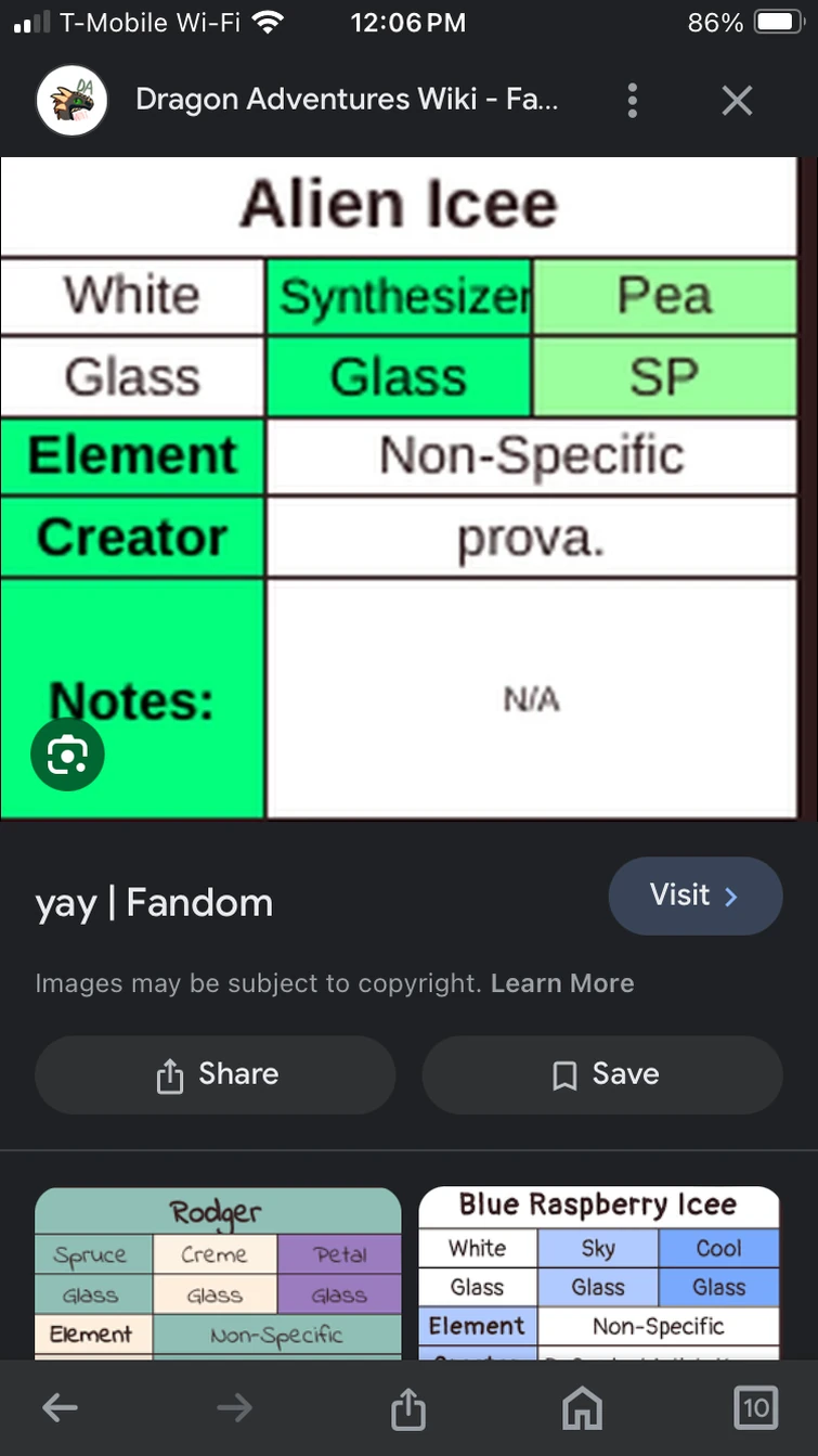 What are alien icee theme colors??? I forgor | Fandom