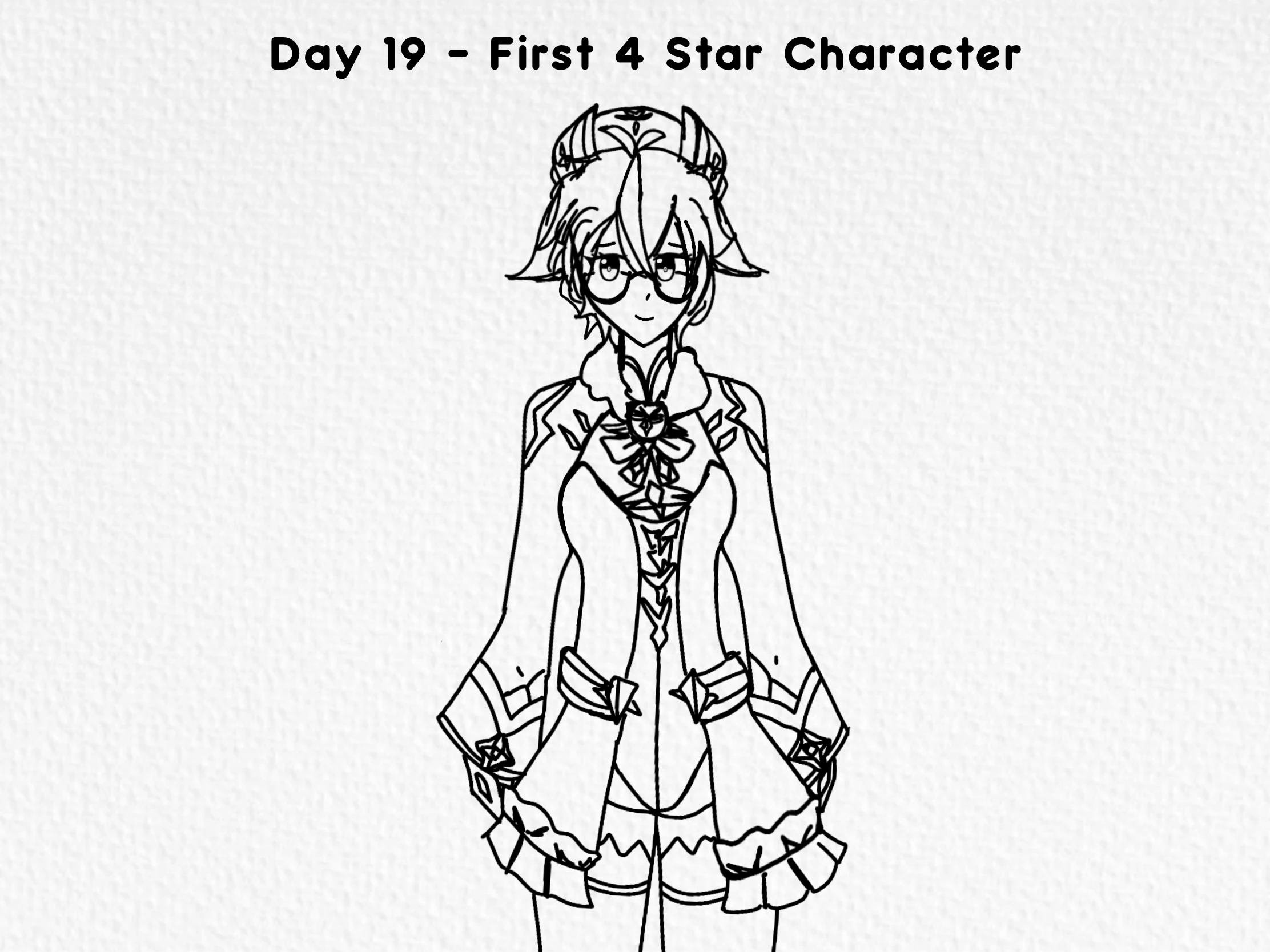 Genshin-tober - Day 19 (First 4 Star Character) | Fandom