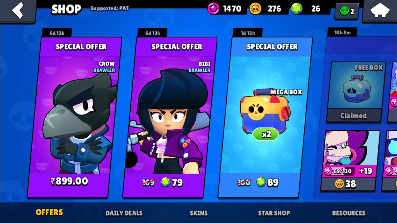 Well there is a special crow and bibi offer (and Im excited to buy it ...