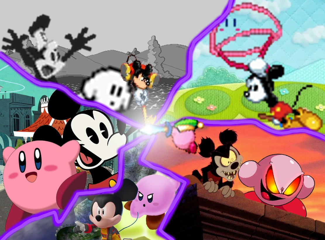 "It all started with a circle" || Composite Kirby vs Composite Mickey ...