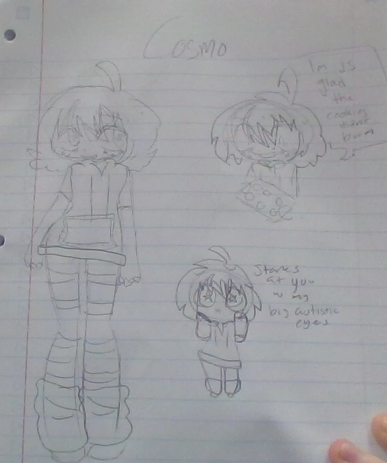 im taking a break from humanizing mains. heres my human cosmo design ...