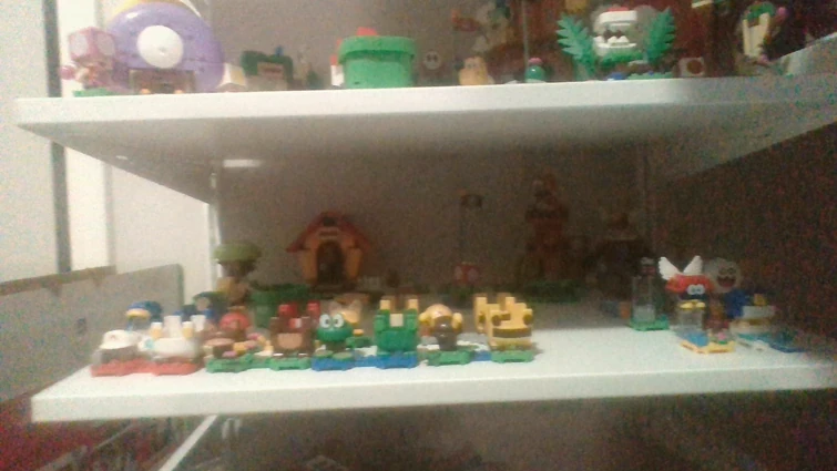 Here's The First Layer of my Lego Mario Collection(This Part is ...