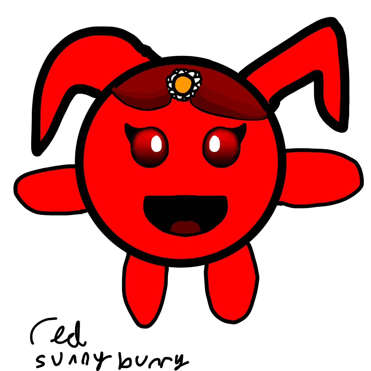 I made a red sunny bunny | Fandom