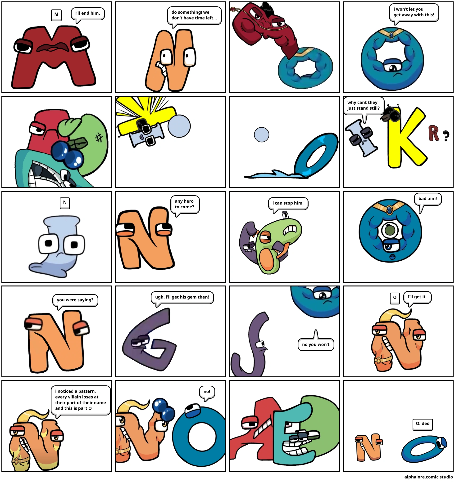 Alphabet Battle: Part M, N and O | Fandom