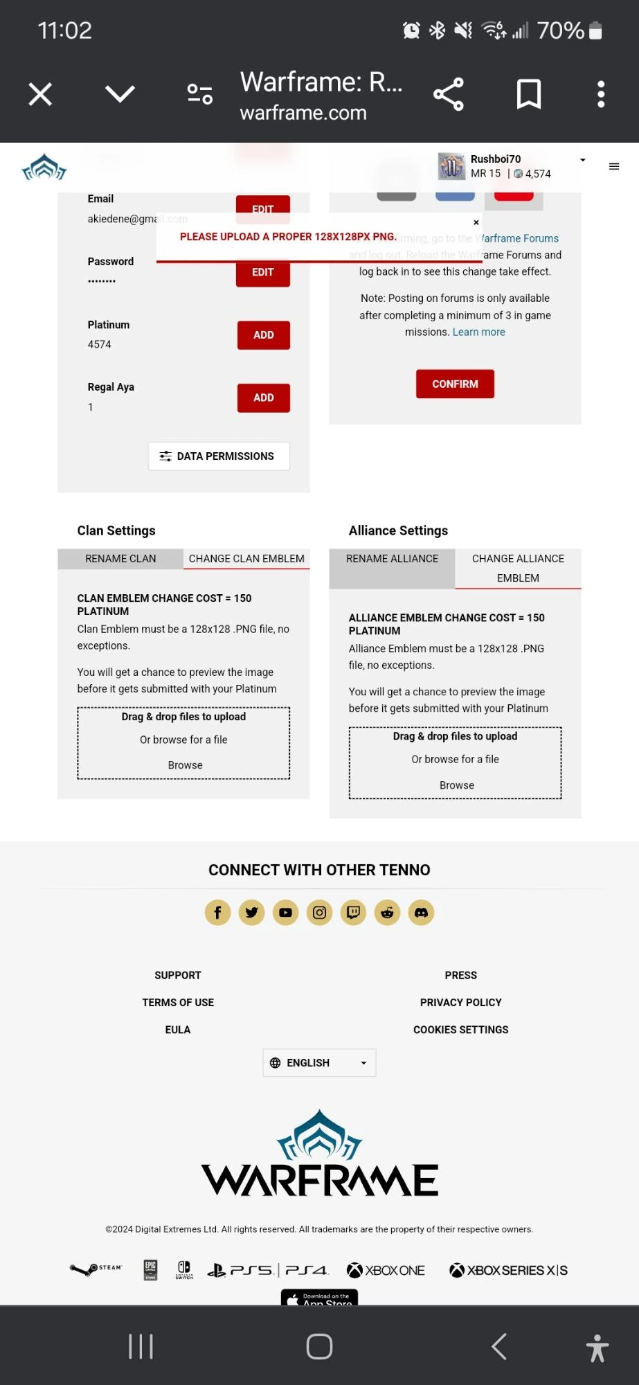 Where to get images of 128x128 PNG file like a true file cuz I'm on ...