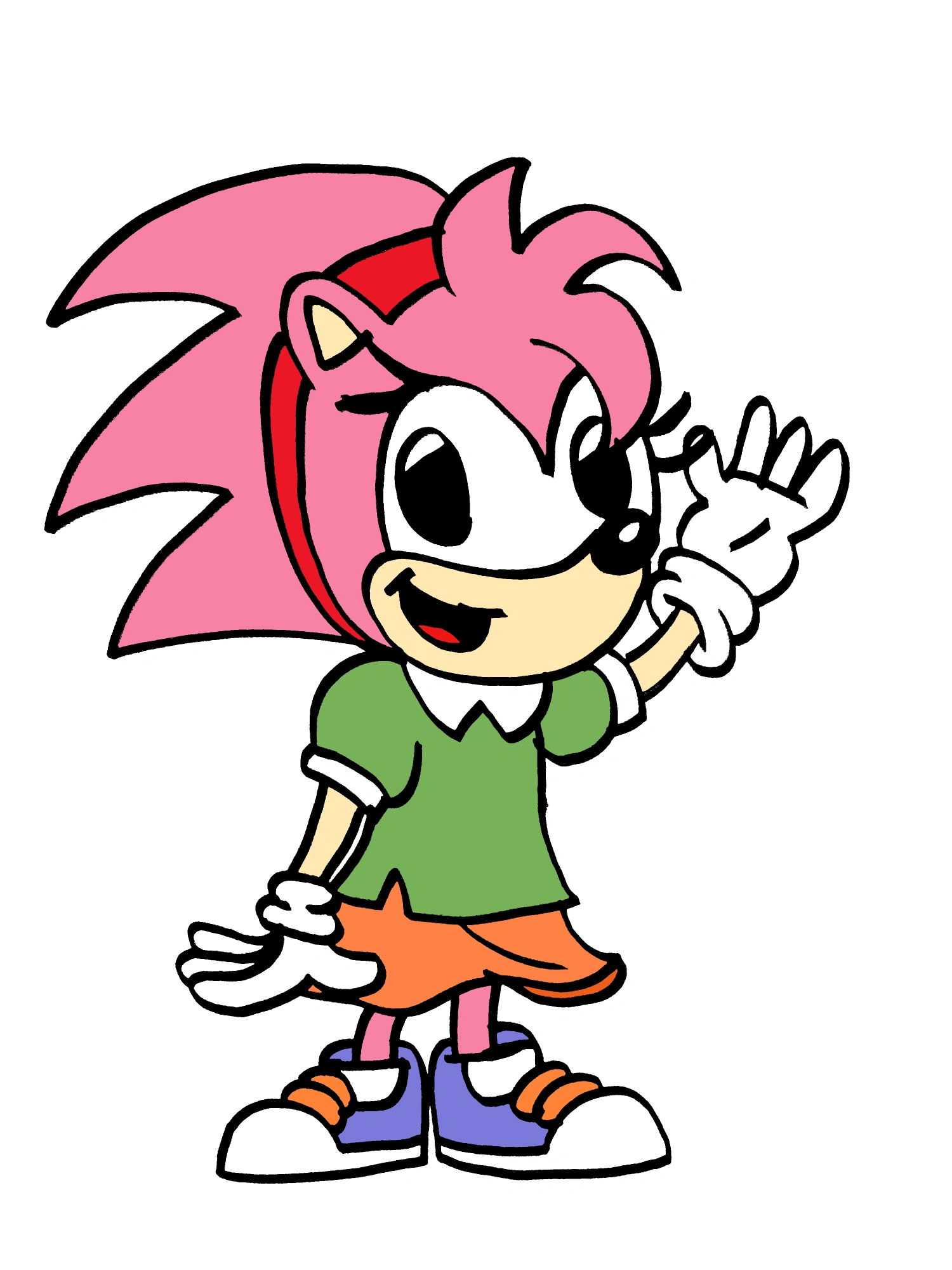 My drawing of Classic Amy | Fandom