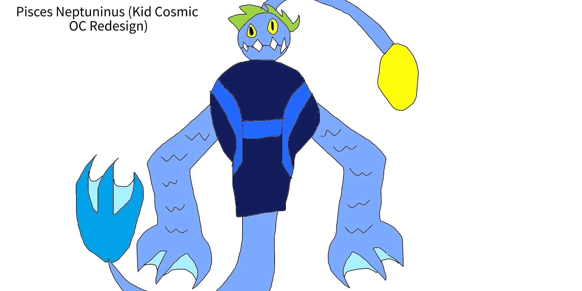 Pisces Neptuninus (Kid Cosmic OC Redesign) | Fandom