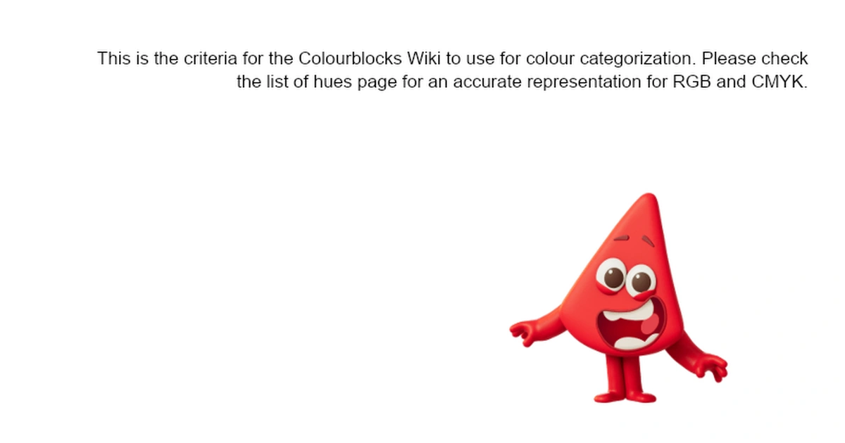Colour Categorization Criteria! | Fandom