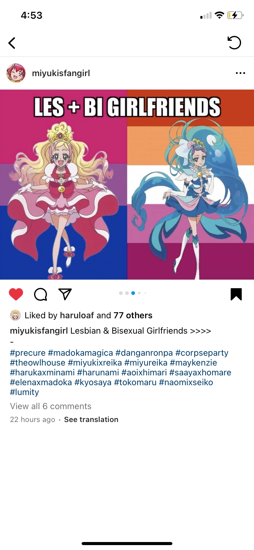Coincidence..?🌸:💙💜💗 ️:💗🤍🧡 | Fandom