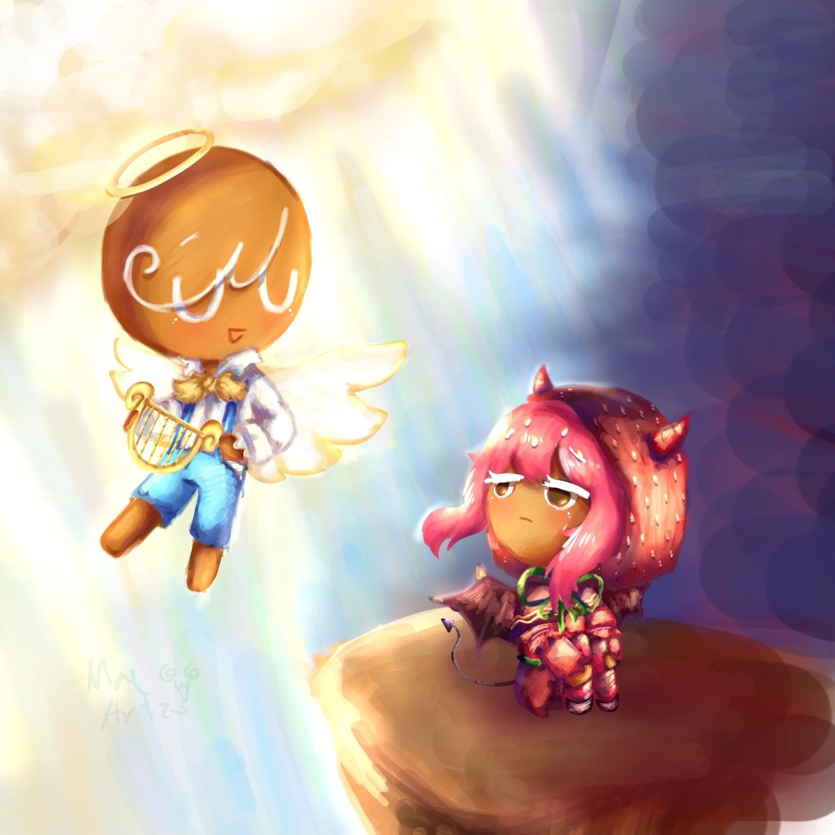 Angel and Demon AU | Fandom