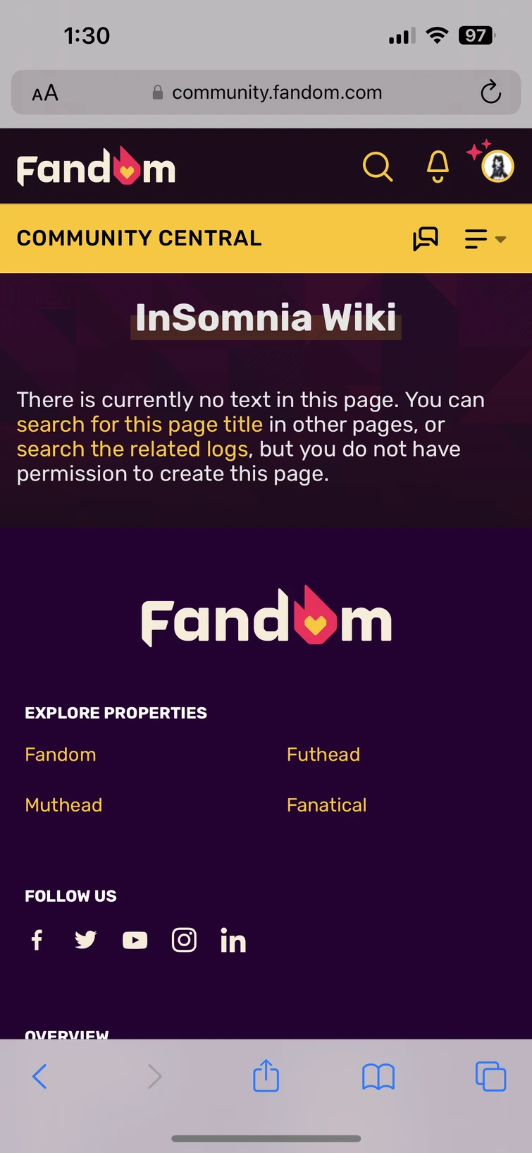 Why don't I have permission to create a page? | Fandom