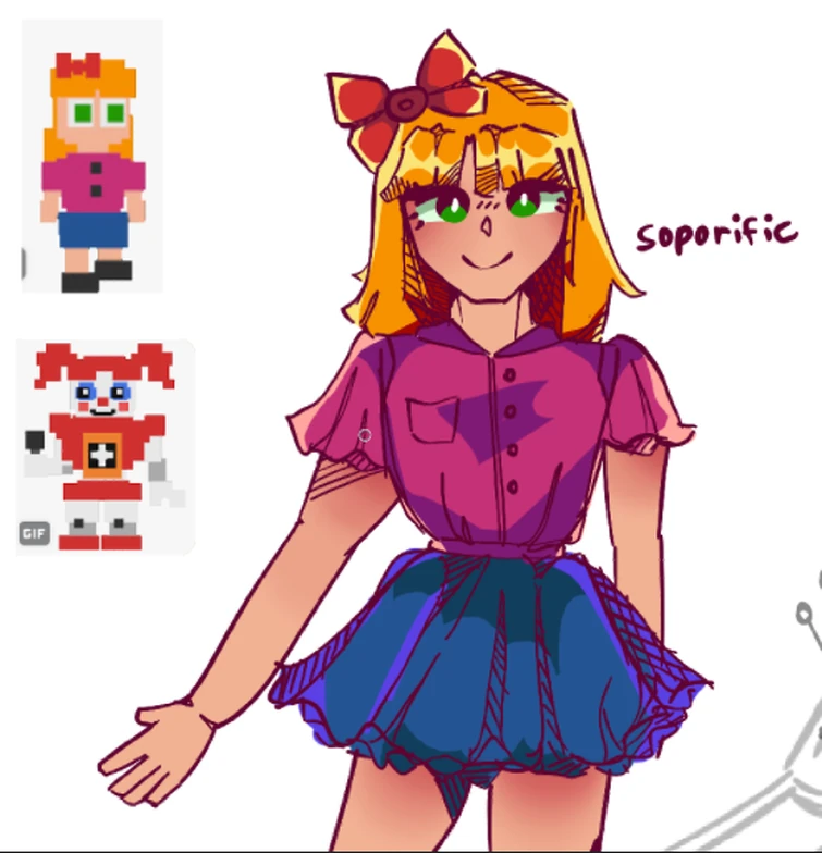 elizabeth afton doodle | Fandom