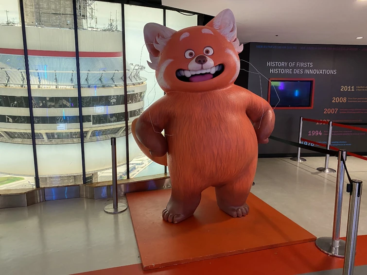 Turning Red statue at CN Tower | Fandom