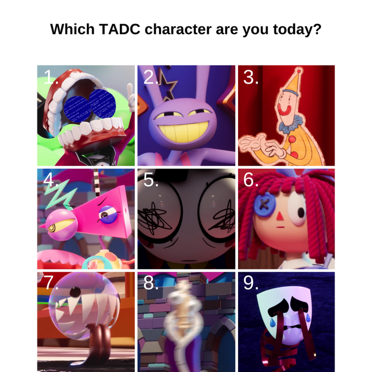 Which TADC character are you feeling like today? | Fandom
