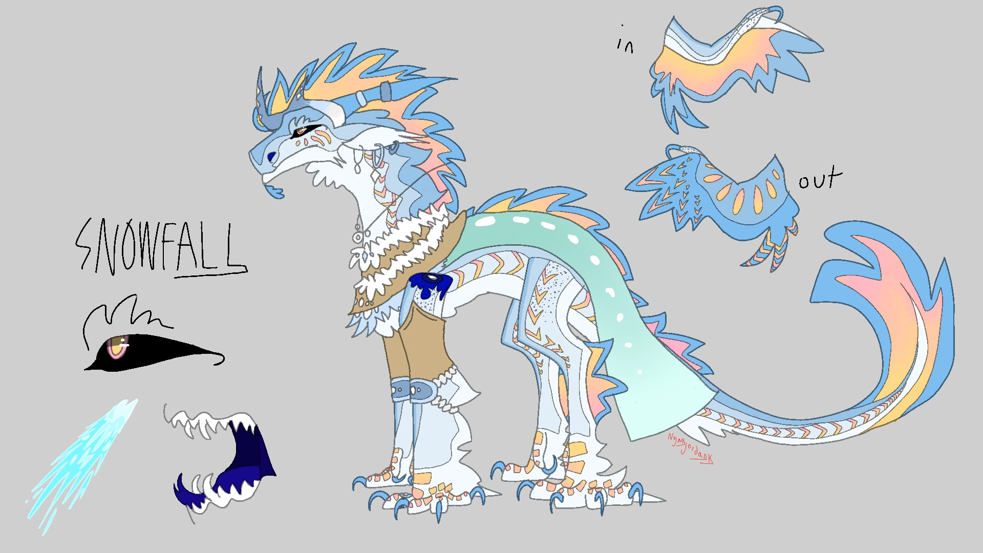 Making refs for WoF characters 5 - Snowfall | Fandom