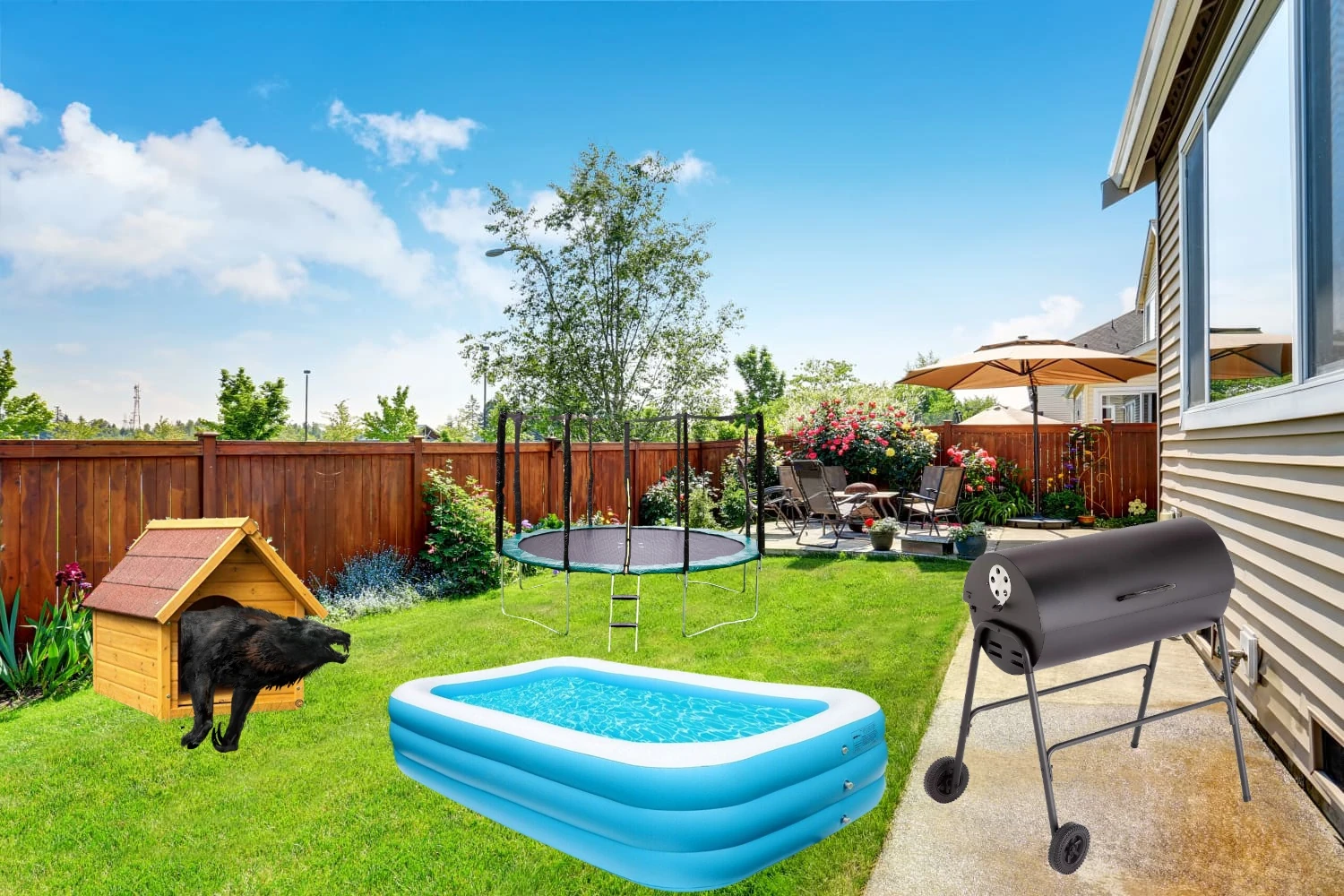 I made the monsterverse kaiju house backyard | Fandom