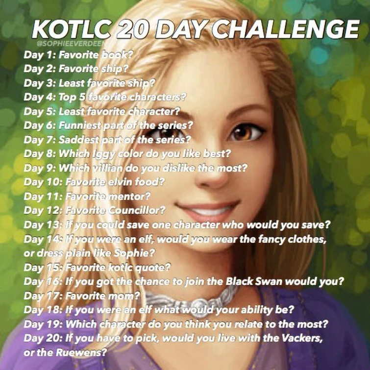 KOTLC CHALLENGE! ~can u answer these questions? | Fandom