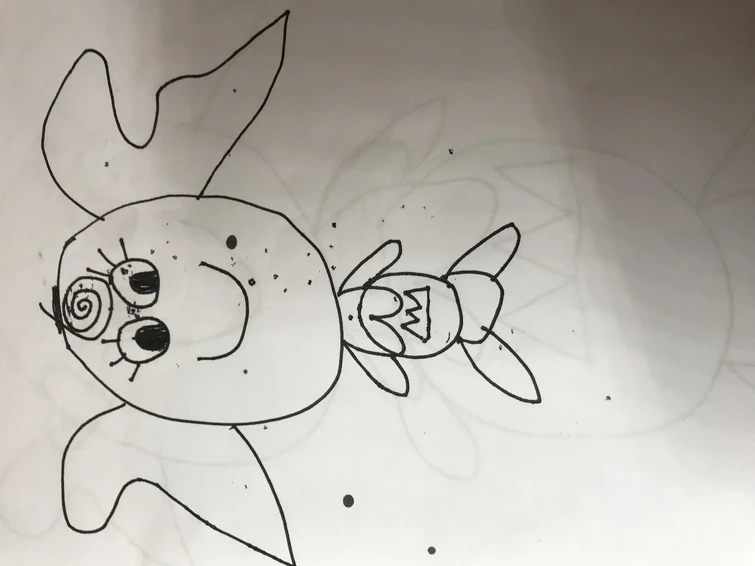 My sis’s drawing of heartsping | Fandom