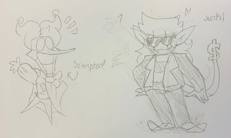 JUNKIL AND SCAMPTON!!! >:]] | Fandom