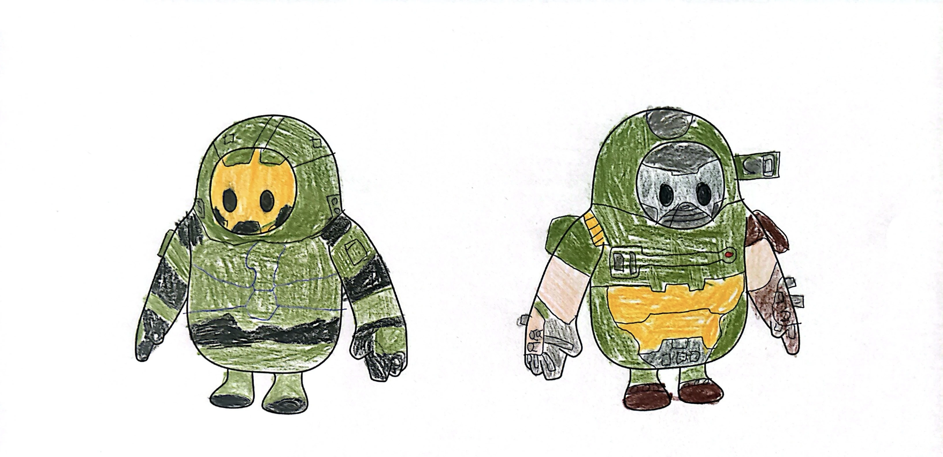 Making Season 25 combatants into Fall Guys costumes day 4 | Fandom