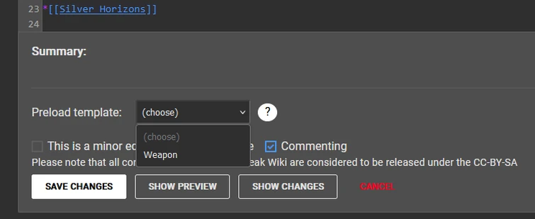 Preloaded Templates | Fandom