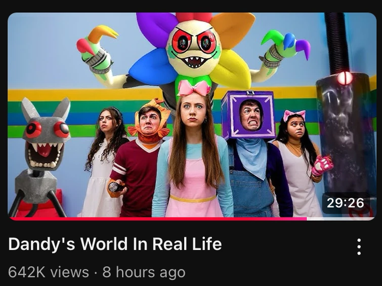 Yes this is real they have made a video about dandy’s world | Fandom