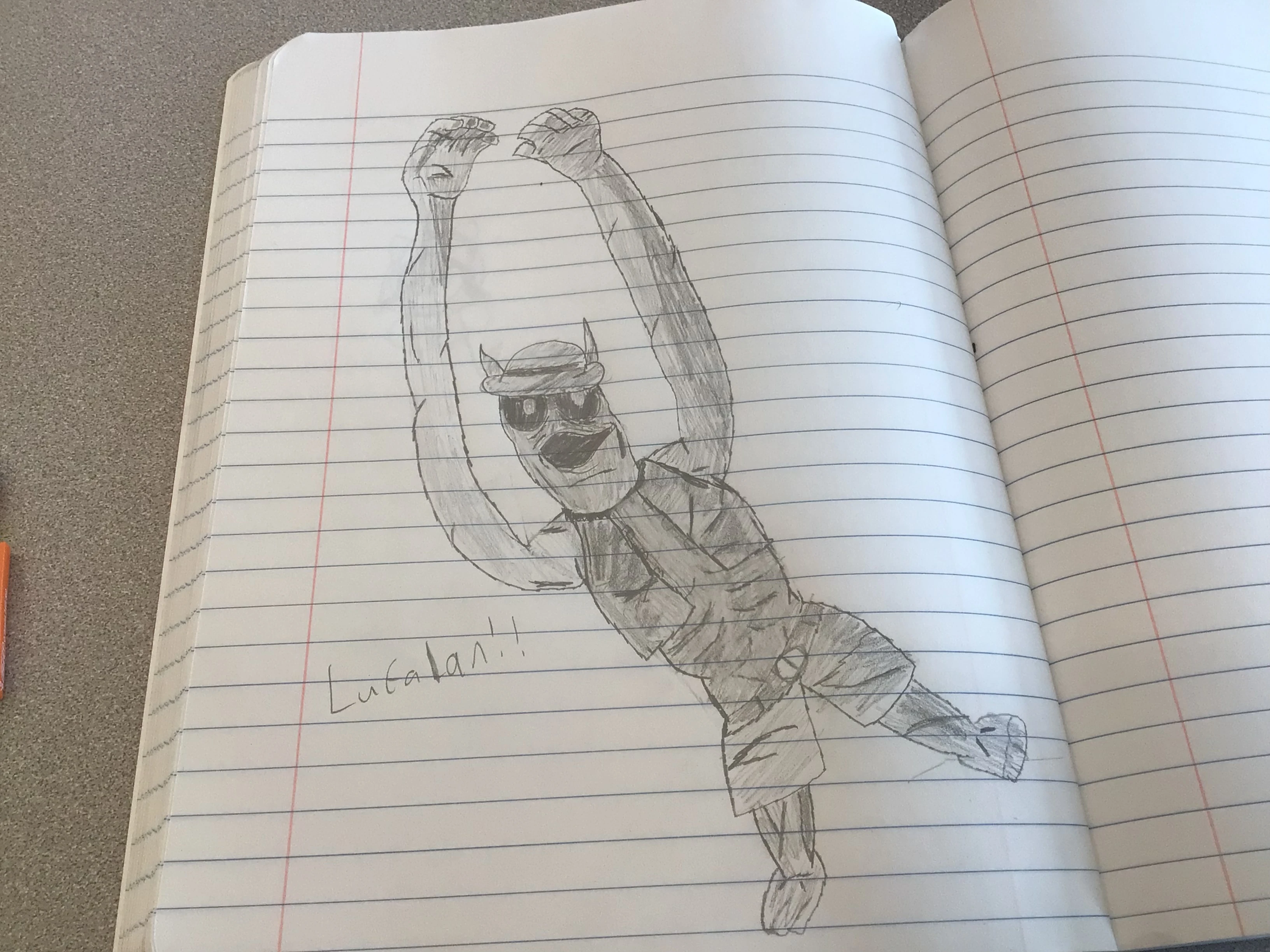 Tried sketching Lufalan from memory in class today | Fandom