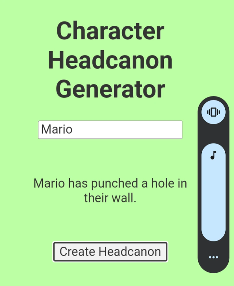 Character hc generator: Day 14 (Miriam) | Fandom
