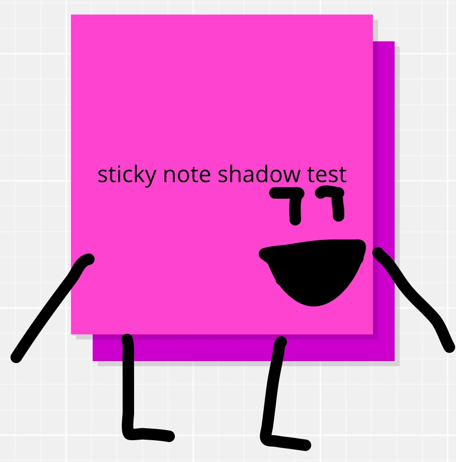 New pfp: sticky note shadow test | Fandom