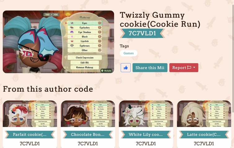 You play Miitopia and want Cookie Run Miis? Here you go: | Fandom