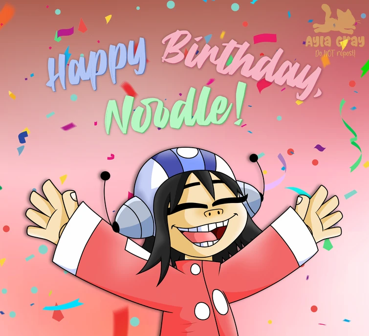 Noodle Birthday Fanart | Fandom