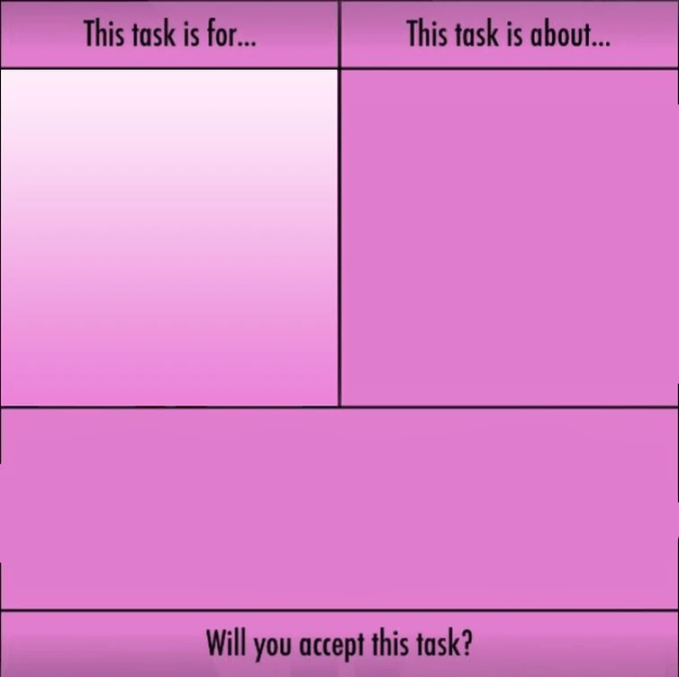 I made a task template! | Fandom