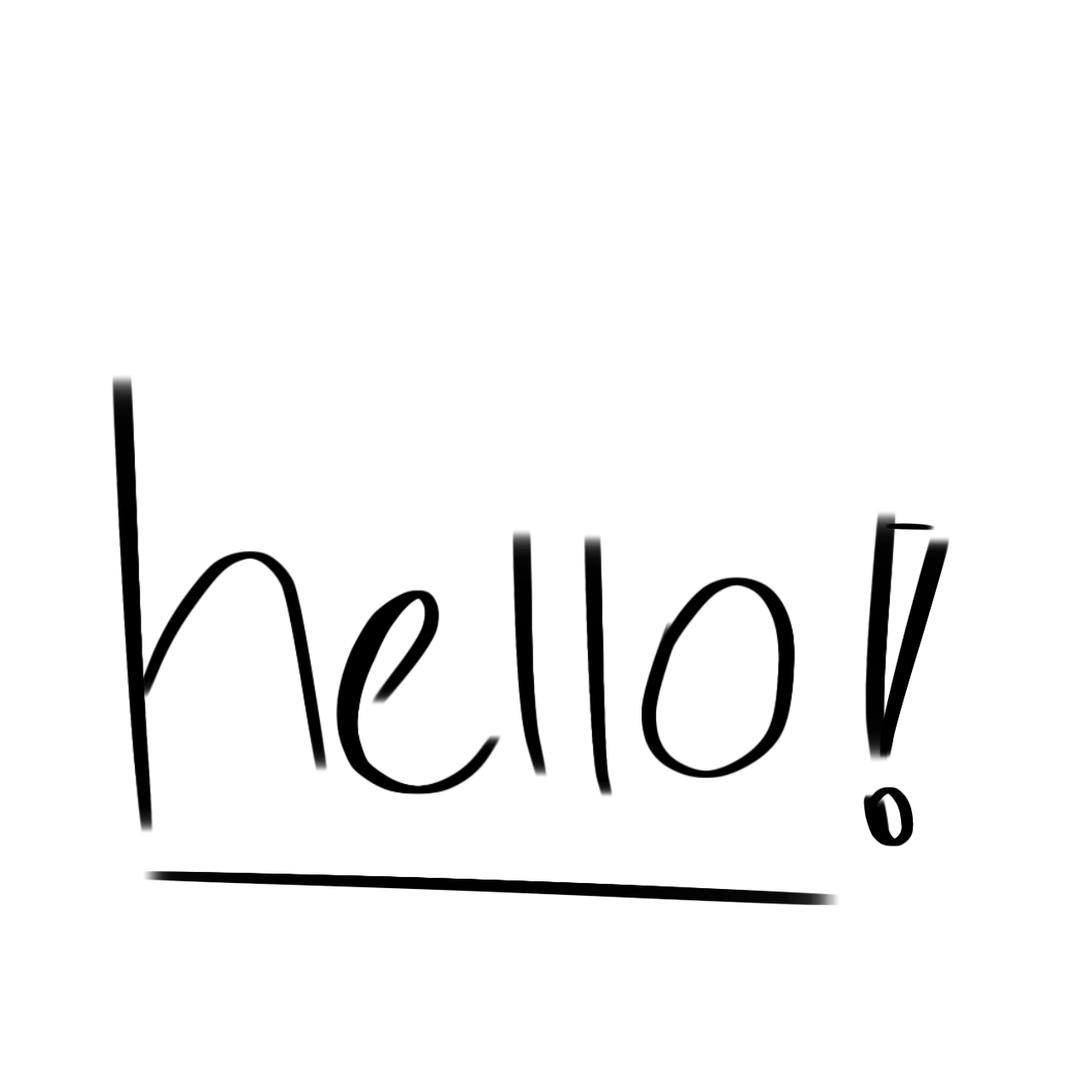 Show me your handwriting write "hello!" | Fandom