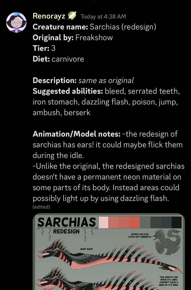 ooh a sarch redesign submitted in freeform | Fandom