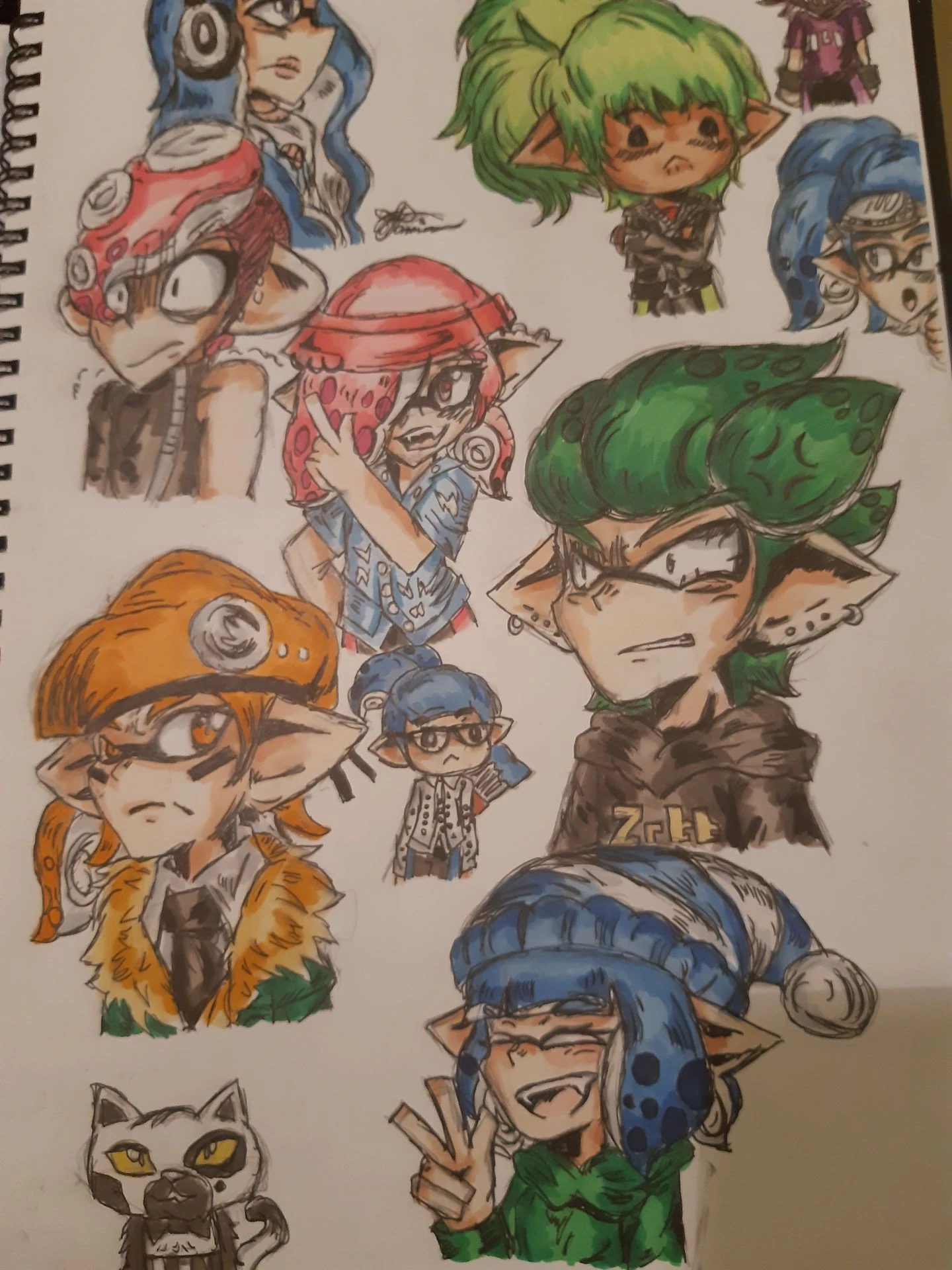 Splatoon Manga drawings! | Fandom