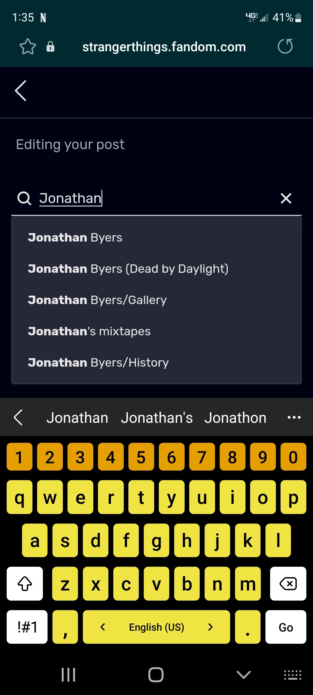 Didn't realize there was so many articles for Jonathan | Fandom