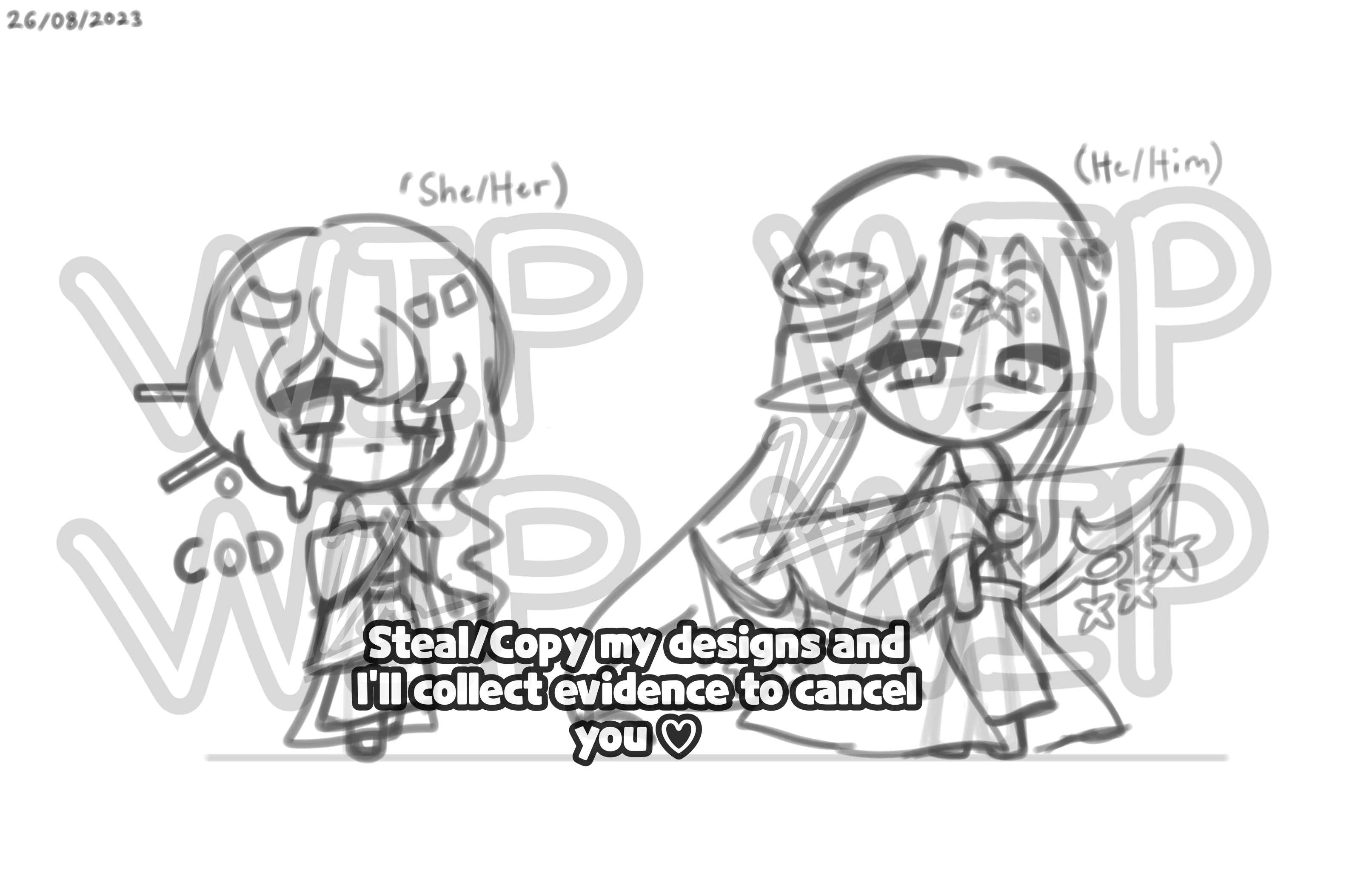 Sketch of new ocs | Fandom