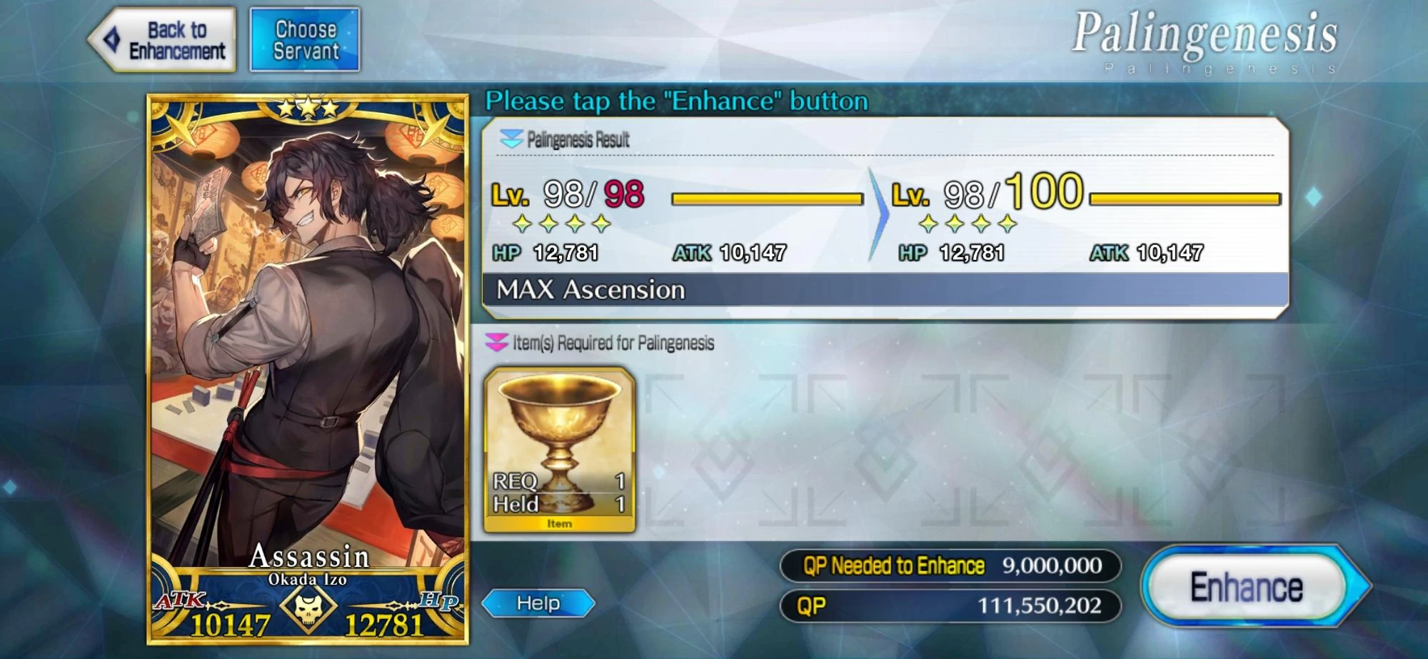 Level 100 Okada Izou | Fandom