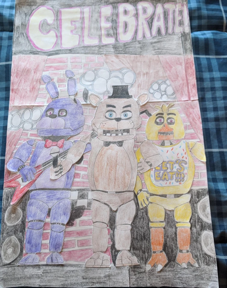 Celebrate! FNAF 1 Poster | Fandom