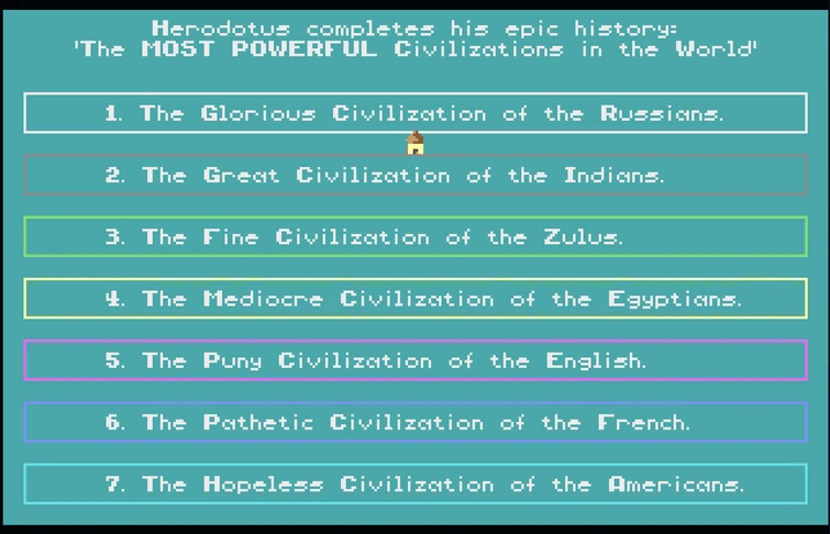 What should I do about Gandhi in civ1, he's in 2nd place while I'm in ...