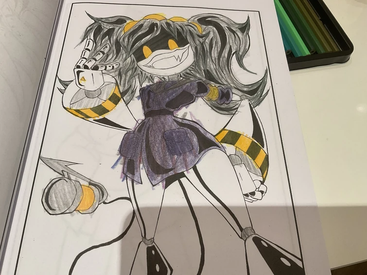 So I got a murder drones coloring book (really sure that this ain’t ...