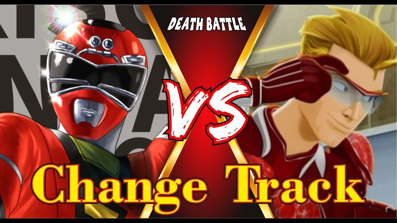 Red Racer VS Vert Wheeler (Carranger VS Battle Force 5) | YOUTUBE_FAN ...