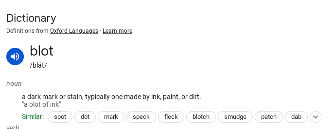 Blot. | Fandom