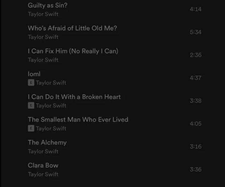 TTPD SONG LENGTHS REVEALED!! IM DEAD | Fandom