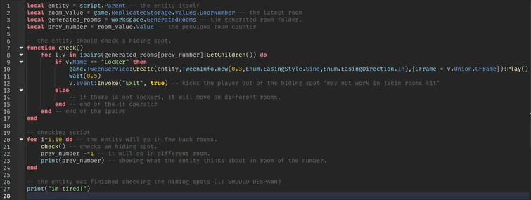 Previous checking script recreation | Fandom