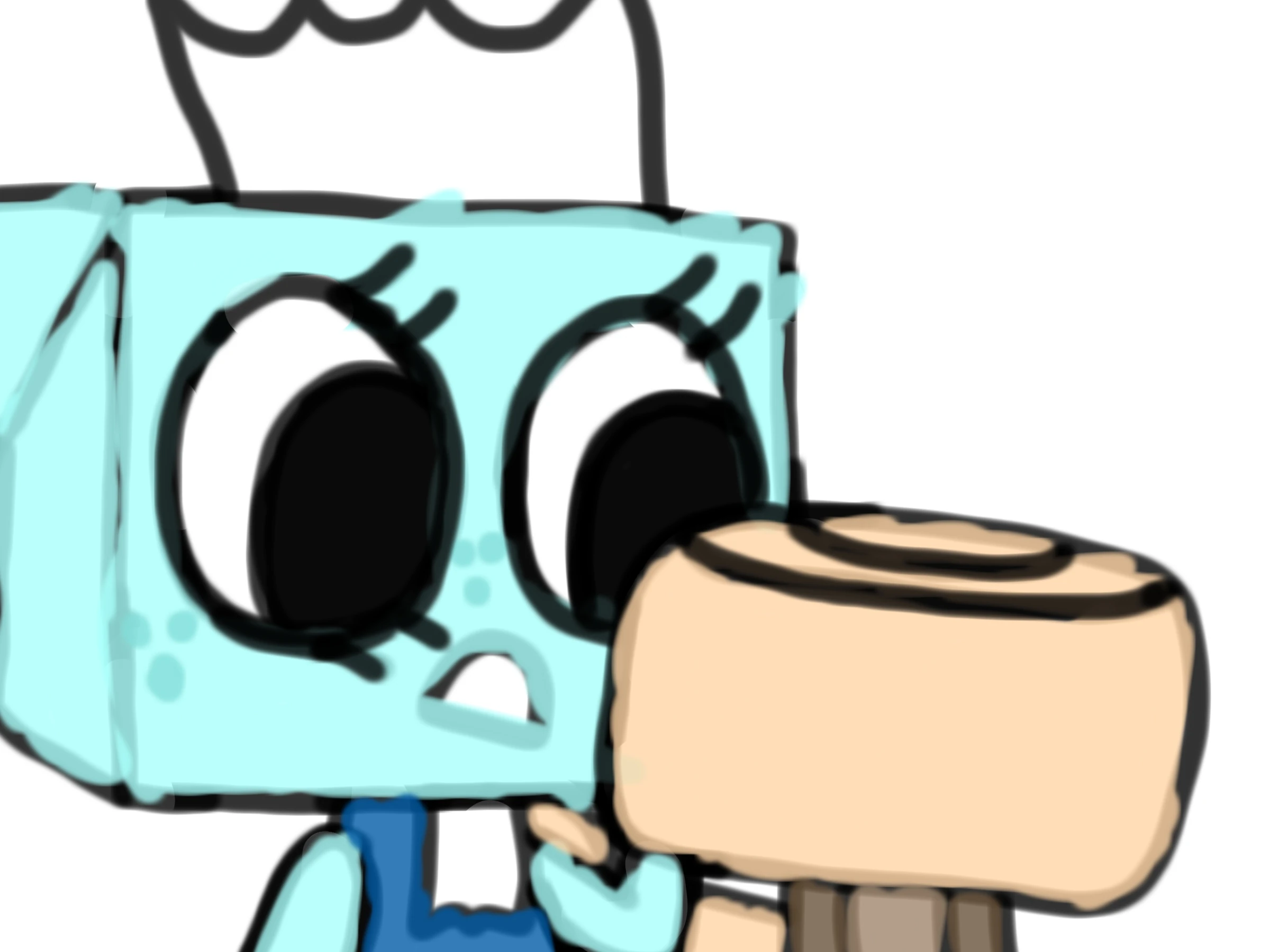 Drawing my otp day 3: One of the otp crying | Fandom