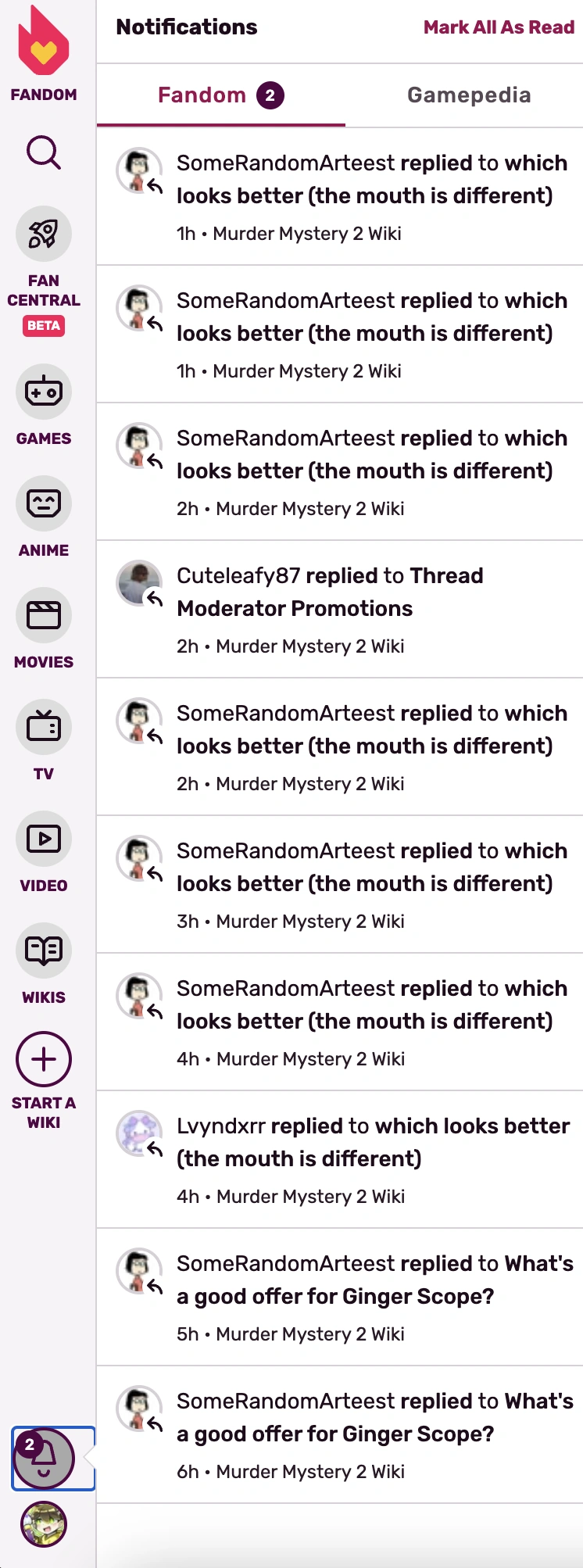 Notifications Bug | Fandom