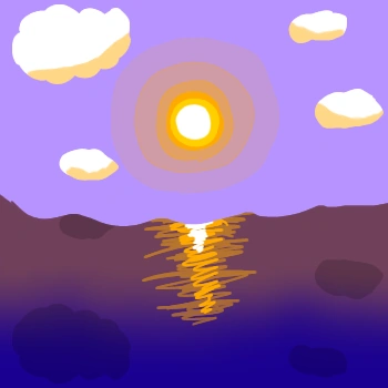sunset drawing | Fandom