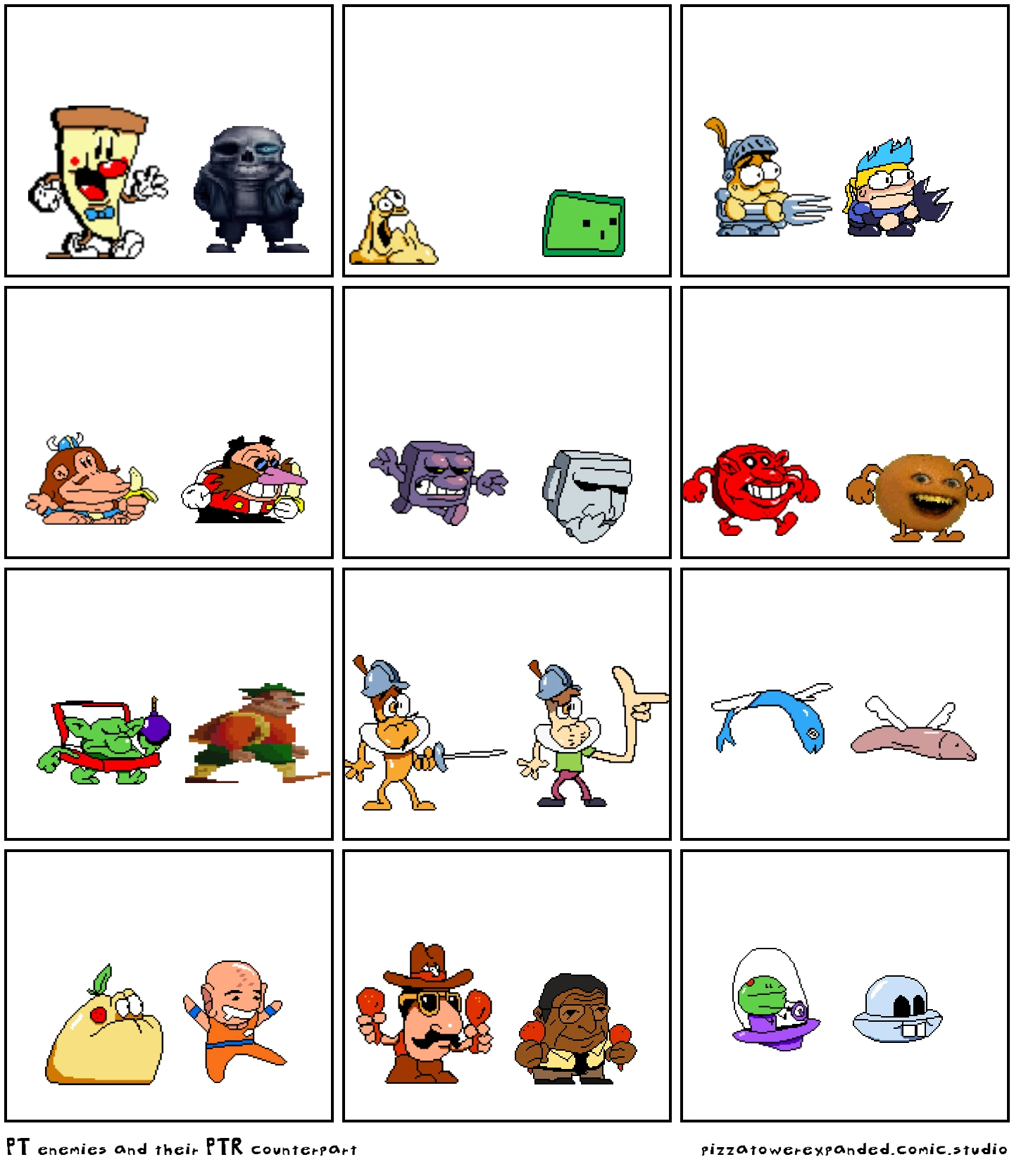 Pt enemies and their repainted counterpart | Fandom